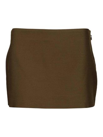 Khaite Mini Jupe - Vert