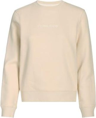 Guess Sweatshirt Round Cotton Round Neck - Beige