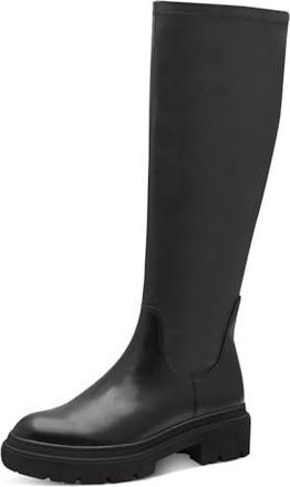 Marco Tozzi Bottes Longues pour Femme 2-25617-43 Tendance, Noir, 41 EU