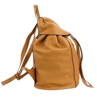Loewe Sac &agrave; dos en cuir Pre-owned - Femme - Pre-owned - Brun - Taille: ONE Size