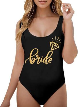 Generic Maillot de bain push-up &agrave; s&eacute;chage rapide pour femme, dos nu, contr&ocirc;le du ventre, monokini modeste pour les vacances, v&ecirc;tements de bain pour femmes, No