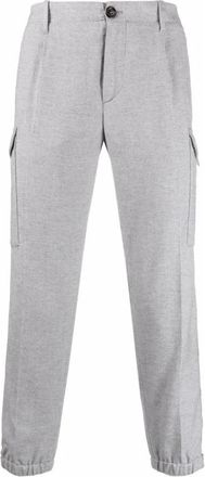 Brunello Cucinelli Homme, Pantalons, Gris, Taille: S Pantalon Tailleur Droit