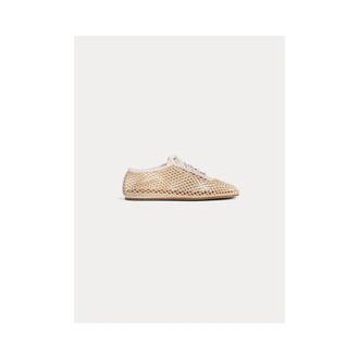 Forte_Forte Derbies Plates en Crochet - - Shoes - Damen - Beige - 38 EU