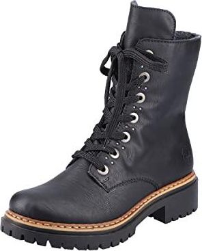 Rieker Bottes pour Femme, Noires Bottine Chelsea, 39 EU