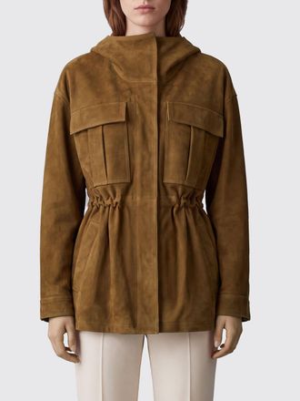 R&oacute;he Veste &agrave; capuche en cuir su&eacute;d&eacute;