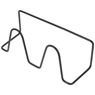 Hemobllo Wandschuhregal ohne Bohren Schwarzer Pantoffelhalter aus Bruchfestem Material Wandmontierte Schuhaufbewahrung f&uuml;r Badezimmer und Eingangsbereich