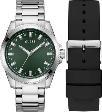 Guess Uhren - Quarz-Analoguhr Champ - Gr. unisize - in Silber - für Damen