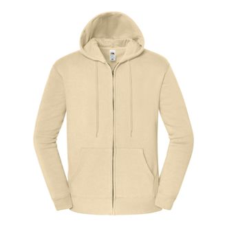 Fruit Of The Loom Fruit of the Loom - Iconic Premium Hoodie mit durchgehendem Rei&szlig;verschluss f&uuml;r Herren (W&uuml;stensand)