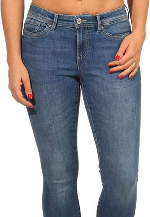 Only Female Skinny Fit Jeans ONLWauw Life Mid, Medium Blue Denim, M/32