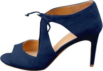 Generic Talons hauts m&egrave;re de la mari&eacute;e pour femme, strip-teaseuse, chaton, plateforme, satin, l&eacute;ger, invit&eacute;, mariage, soir&eacute;e, f&ecirc;te, talon &agrave; bout pointu, bleu,