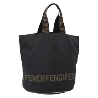 Fendi Pre-owned Vintage Nylon Tote Bag - - Pre-owned - Damen - Schwarzk - ONE SIZE