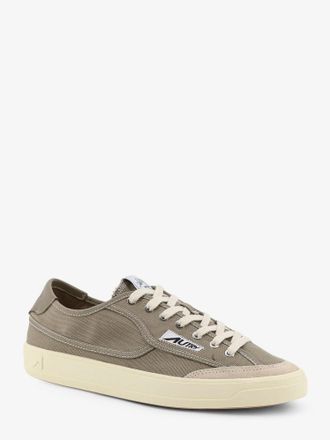 Autry Mens Sneakers Windscape Beige Canvas-Rubber Trainers Canvas/rubber