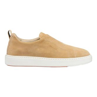 Santoni Homme, Chaussures, Beige, Taille: 43 1/2 EU Bartsey Slip-On Baskets