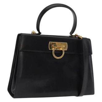 Ferragamo Sac &agrave; main Pre-owned - Femme - Pre-owned - Noir - Taille: ONE Size