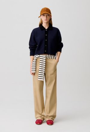 Claudie Pierlot Cardigan velours c&ocirc;tel&eacute;