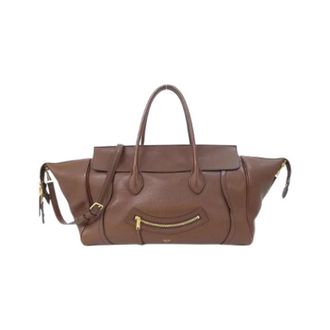 Celine Pre-owned Luggage Lambskin Bag - - Pre-owned - Damen - Braun - ONE SIZE