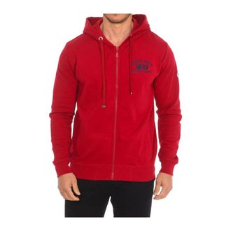 North Sails Homme, Sweatshirts et sweats &agrave; capuche, Rouge, Taille: S Sweat &agrave; capuche zipp&eacute; avec capuche ajustable