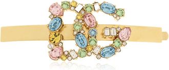 Dolce & Gabbana Femme, Accessoires, Jaune, Taille: ONE Size Hair Clip with Shimmering Crystals