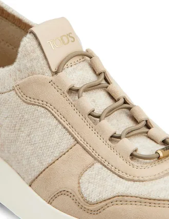 Tod's Stretch Knit Sneaker - beige