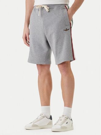 Aeronautica Aeronautica Militare Sportshorts 261BF0030UF00677 Grau Regular Fit