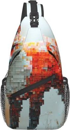 Generic Pixel Fox Sac &agrave; bandouli&egrave;re de voyage pour homme Sac &agrave; dos de randonn&eacute;e