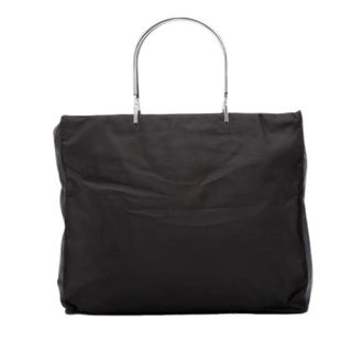 Prada Sac cabas en nylon Pre-owned - Femme - Pre-owned - Brun - Taille: ONE Size