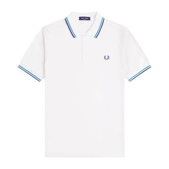 Fred Perry Homme, Tops, Blanc, Taille: 3XL Shirt M3600