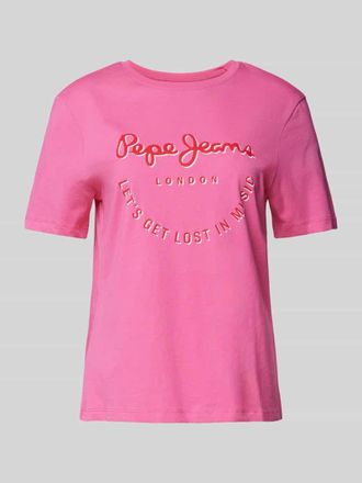 Pepe Jeans London T-Shirt mit Label-Print Modell RUMER