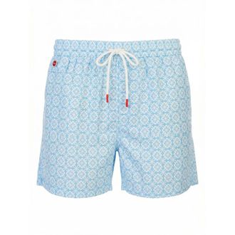 Kiton Homme, Maillots de bain, Bleu, Taille: 3XL Short de Bain &agrave; Cordon