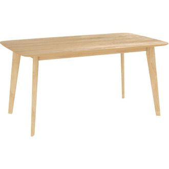Rendez-Vous D&eacute;co Rendez-vous D&eacute;co - Table rectangulaire 6 personnes en bois clair 150 cm - oman