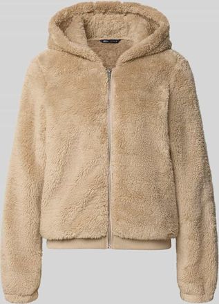Only Regular Fit Teddyjacke mit Kapuze Modell NEWANNA
