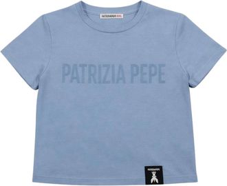 Patrizia Pepe Femme, Tops, Bleu, Taille: 40 FR J331 T-shirt