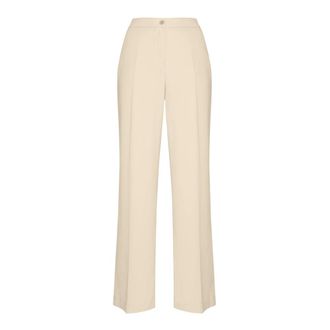 Elena Miro Pantalone - - Trousers - Damen - Beige - 2XL