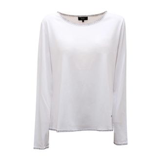 Fay I6622 Maglia WO - - Blouses & Shirts - Damen - Wei&szlig; - XL