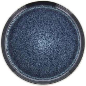 Bitz Gastro Teller Dia 21 x 2 cm Weiss/Dunkelblau