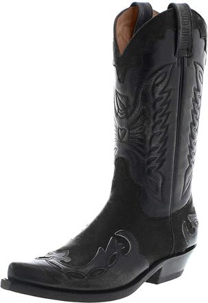 Mayura Boots Unisex Cowboy Stiefel 1927 Westernstiefel Lederstiefel Schwarz 39 EU
