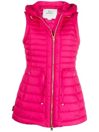 Woolrich gilet matelass&eacute; Hibiscus - Rose