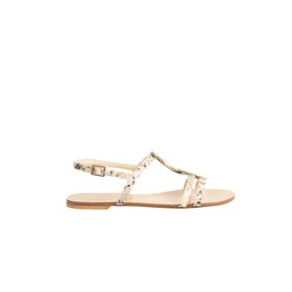 Baldinini De0353P10Sp Sandales Plates - Femme - Chaussures - Beige - Taille: 36 EU