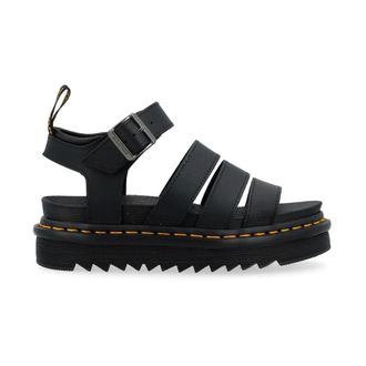 Dr. Martens Femme, Chaussures, Noir, Taille: 39 EU Blaire Black Athena Sandales Plates