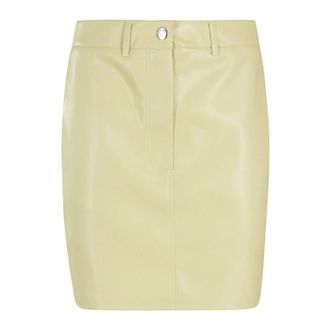 Nanushka Femme, Jupes, Jaune, Taille: 36 FR Leather Skirts