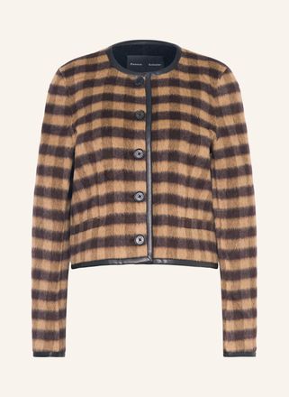 Proenza Schouler Kastenjacke Helene Mit Alpaka braun