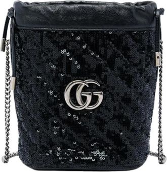 Gucci Pre-owned Vintage Quilted Bucket Bag - - Pre-owned - Damen - Schwarzk - ONE SIZE