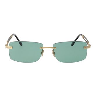 Fred Perry Doppelkabel Sonnenbrille - - Accessories - Herren - Gr&uuml;n - ONE SIZE