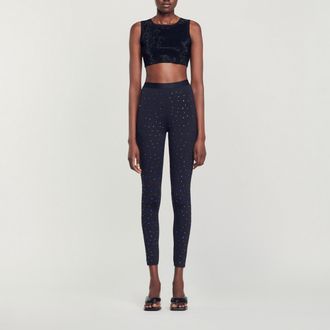 Sandro Legging orné de strass