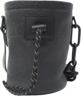 Louis Vuitton unisex, Pre-owned, Noir, Taille: ONE Size Sac bandouli&egrave;re Nano Chalk Pre-owned