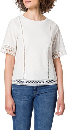 s.Oliver Black Label Damen 150.10.105.12.130.2062878 T-Shirt, White, 36