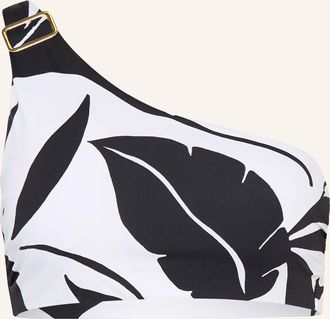 Max Mara Max Mara Beachwear One-Shoulder-Bikini-Top Argenta schwarz