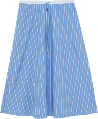 Roy Rogers Femme, Jupes, Bleu, Taille: 40 FR Gonna Capri