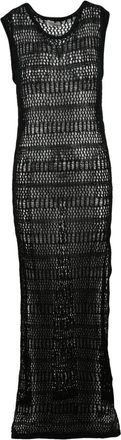 P.A.R.O.S.H. P.a.r.o.s.h., Femme, Maillots de bain, Noir, Taille: 38 FR Abito lungo in tricot