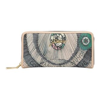 Gattinoni Femme, Accessoires, Multicolore, Taille: ONE Size Portefeuille zipp&eacute; Planetarium L